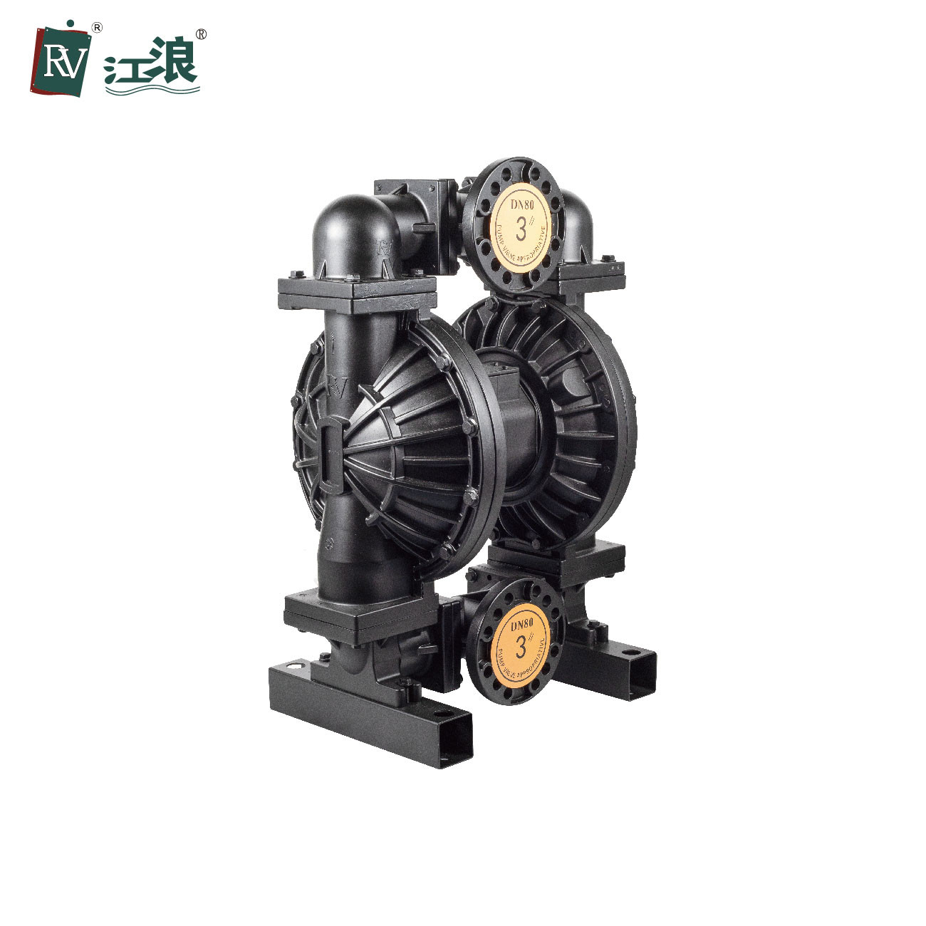 Chlorine Dosing Explosion Proof Diaphragm Pump 3 Inch Santoprene Diaphragm