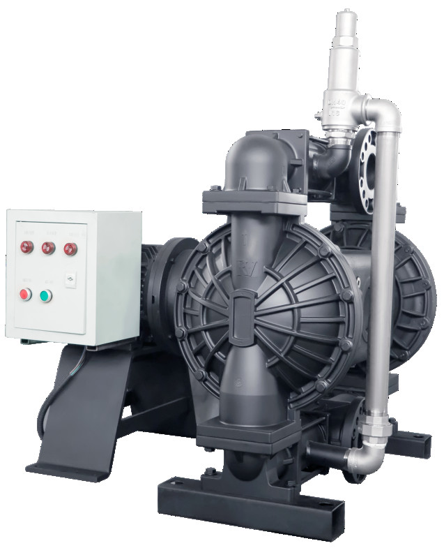 Engine Driven Diaphragm Pump With Motor Explosive 3" Big Flow DN80